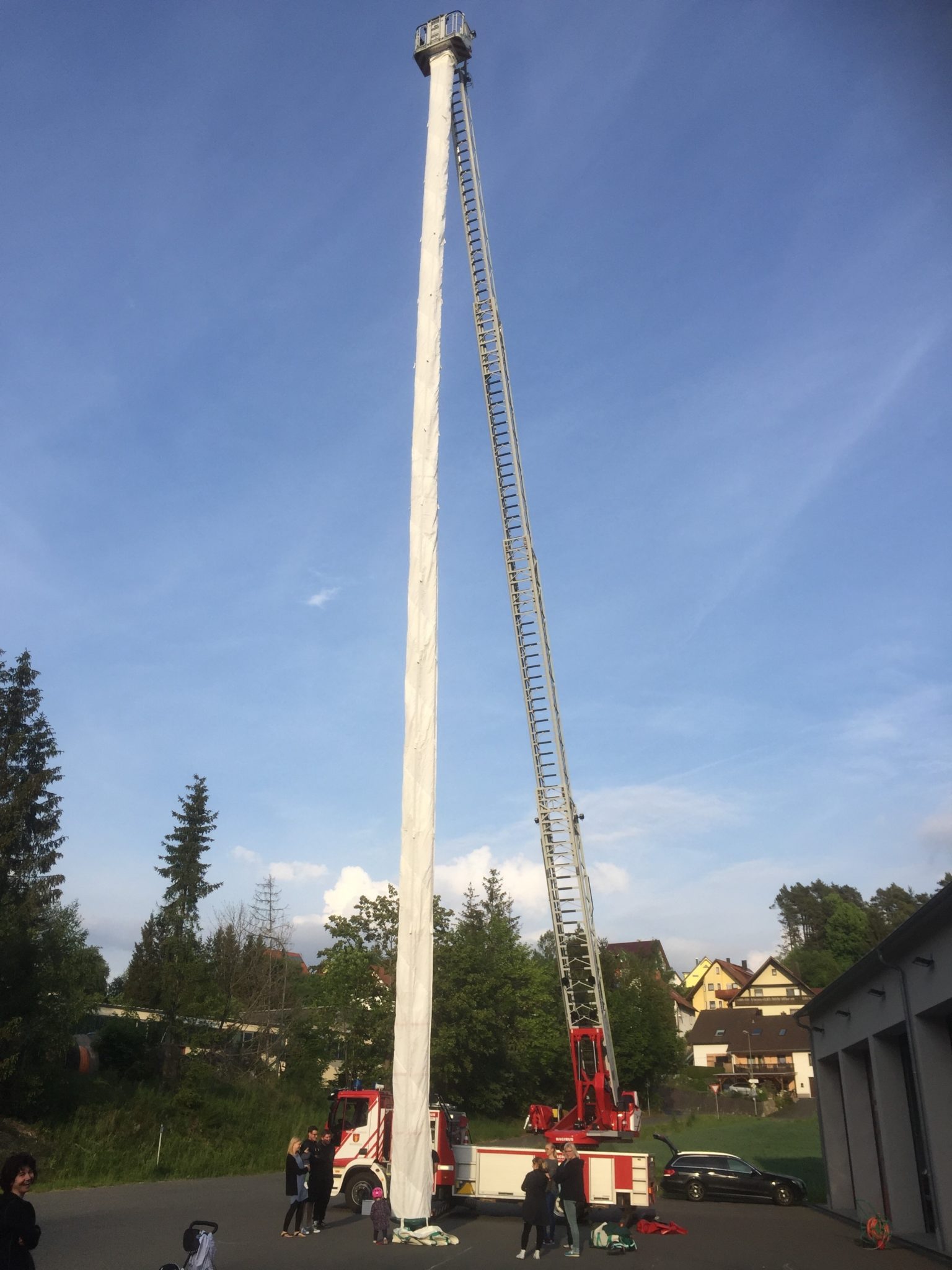 Mobile Escape Chutes for firefighters - quick evacuation